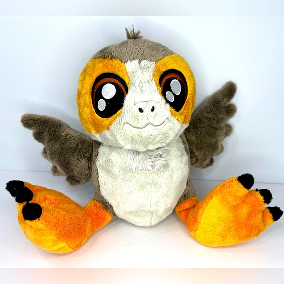 Disney | Toys | Disney Star Wars Porg Big Feet Stuffed Animal Plush Toy ...